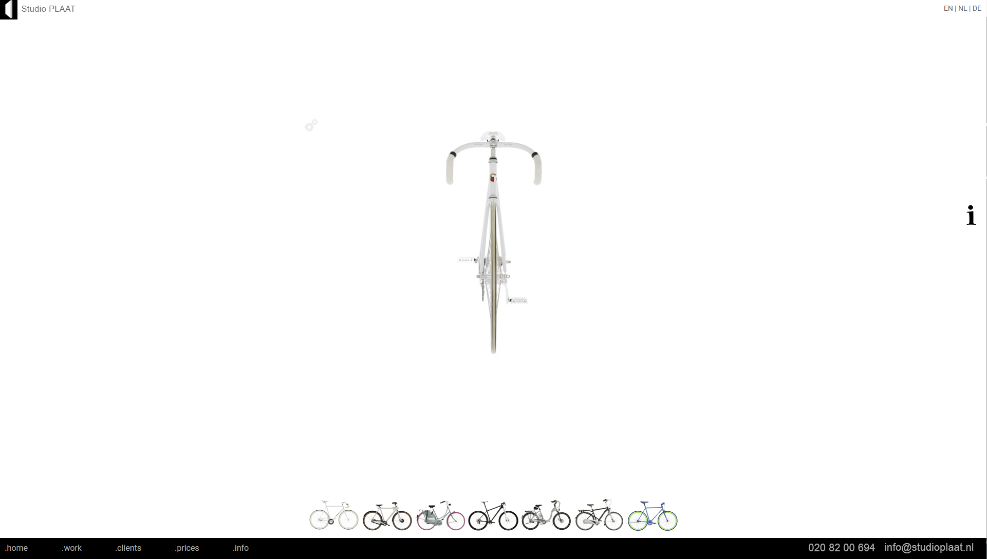 Bicycles product photography | 360 degree | Studio PLAAT Amsterdam
